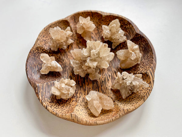 Phantom Selenite Clusters || Morocco - Angelic Roots