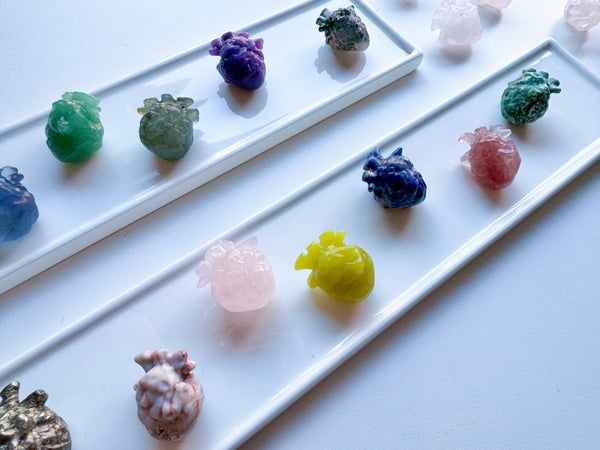 Mini Crystal Anatomical Heart || Shiny - Angelic Roots