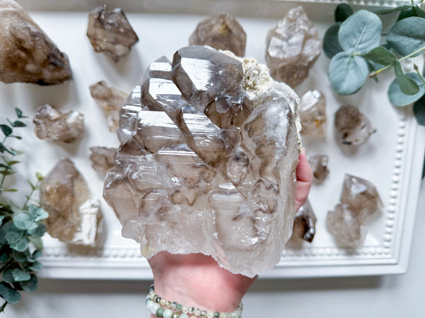 Elestial Quartz Clusters || Brazil - Angelic Roots