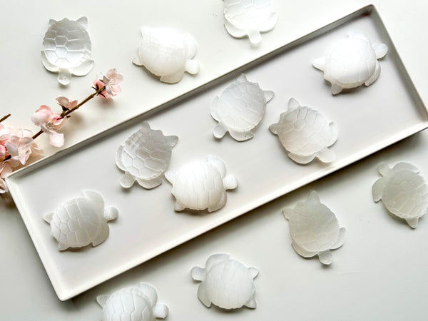 Selenite Sea Turtle - Angelic Roots