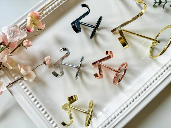 Metal Crystal Heart Stand - Angelic Roots