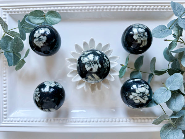 Peony Stone Sphere - Angelic Roots