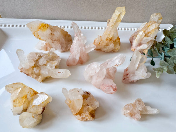 Raw Quartz Cluster || Madagascar - Angelic Roots