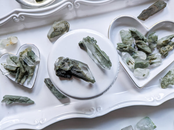 Raw Chlorite Quartz || Pakistan - Angelic Roots