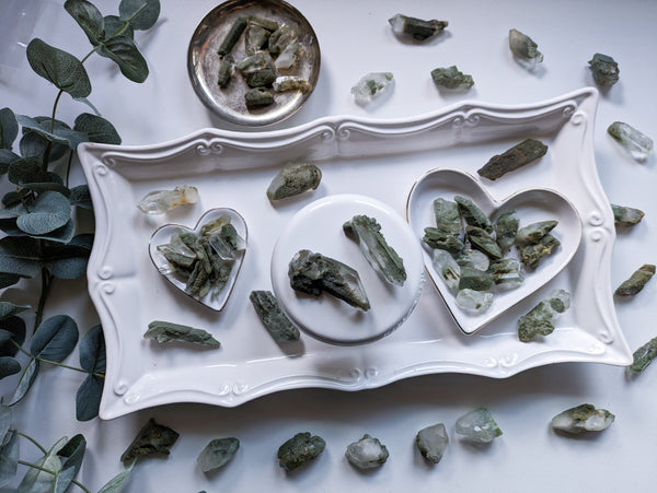Raw Chlorite Quartz || Pakistan - Angelic Roots