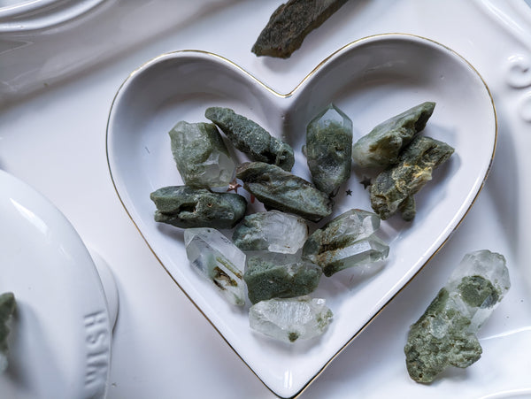 Raw Chlorite Quartz || Pakistan - Angelic Roots