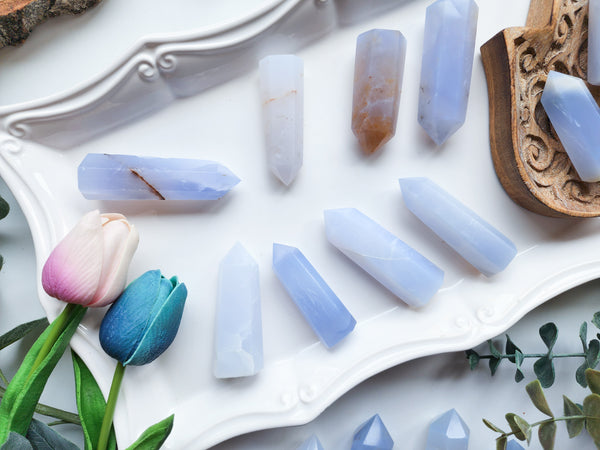 Chalcedony Points - Angelic Roots