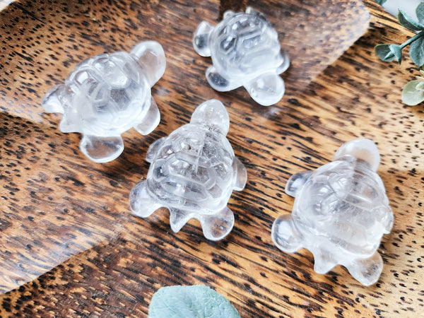Clear Quartz Sea Turtle 1.75" - Angelic Roots