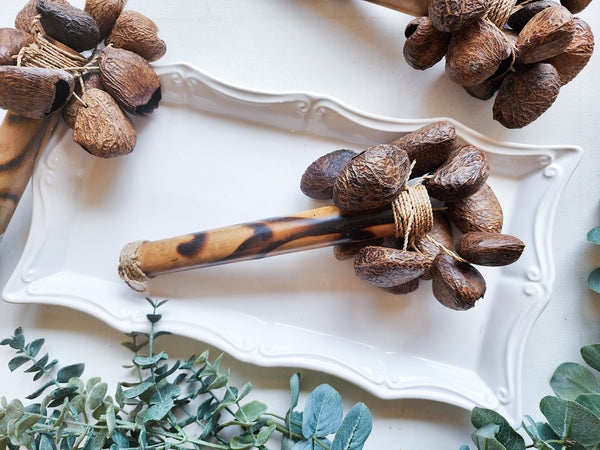 Bamboo and Kenari Seed Rattle - Angelic Roots