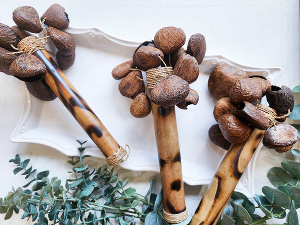 Bamboo and Kenari Seed Rattle - Angelic Roots