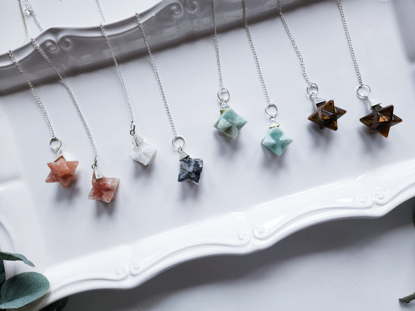 Merkaba Crystal Pendulum - Angelic Roots