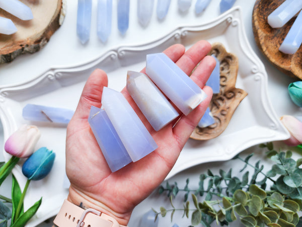 Chalcedony Points - Angelic Roots