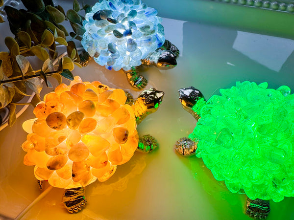 Turtle Crystal Tumble USB Light - Angelic Roots