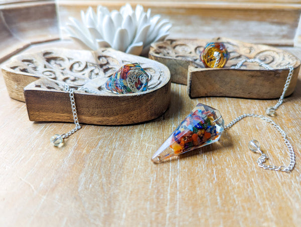 Chakra Orgone Pendulum - Angelic Roots