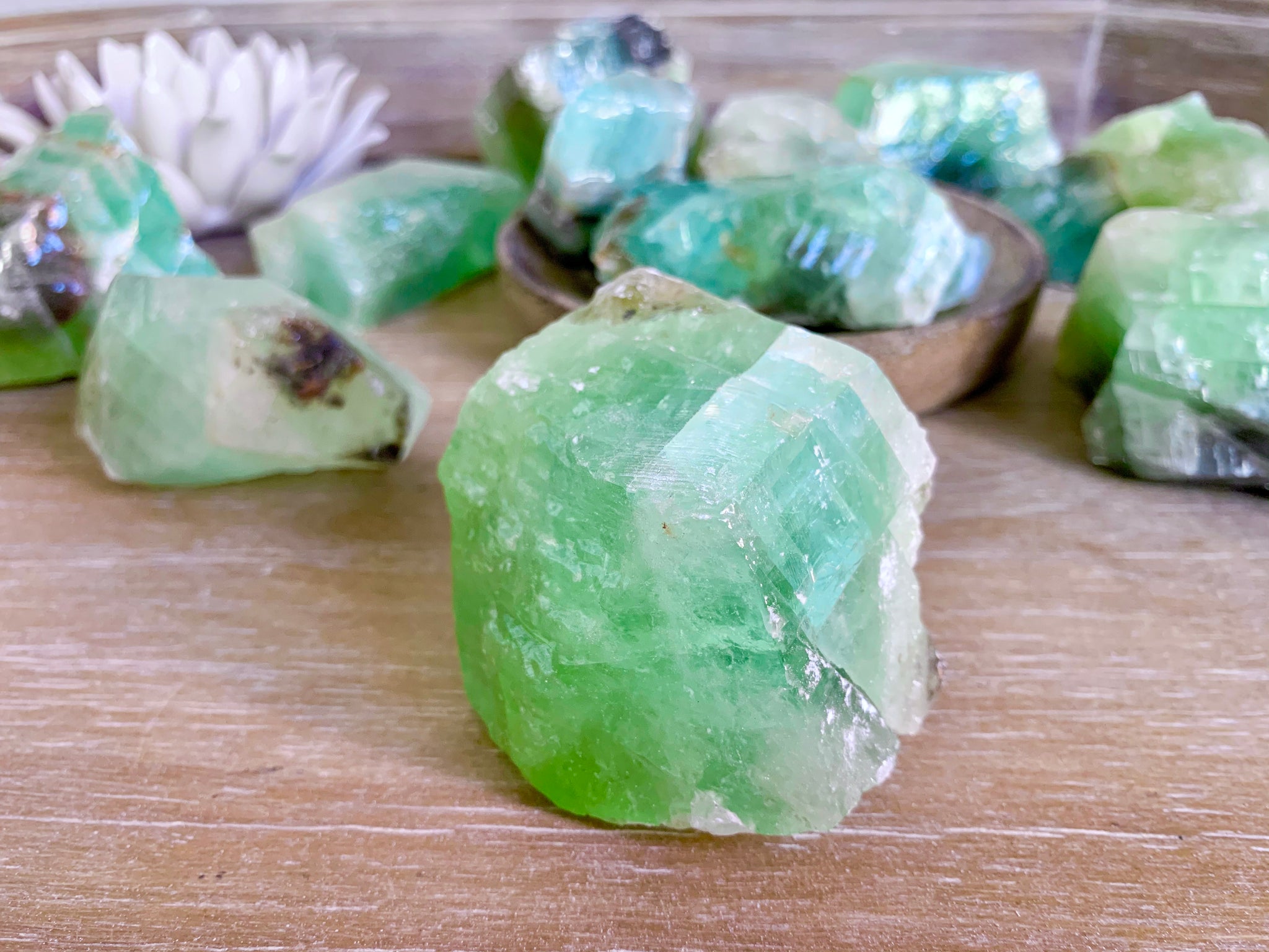 Emerald Green Calcite