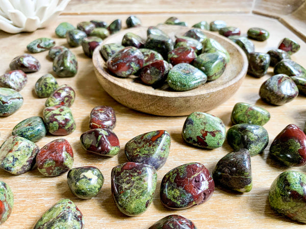 Dragon Blood Jasper Tumbled Stone - Angelic Roots