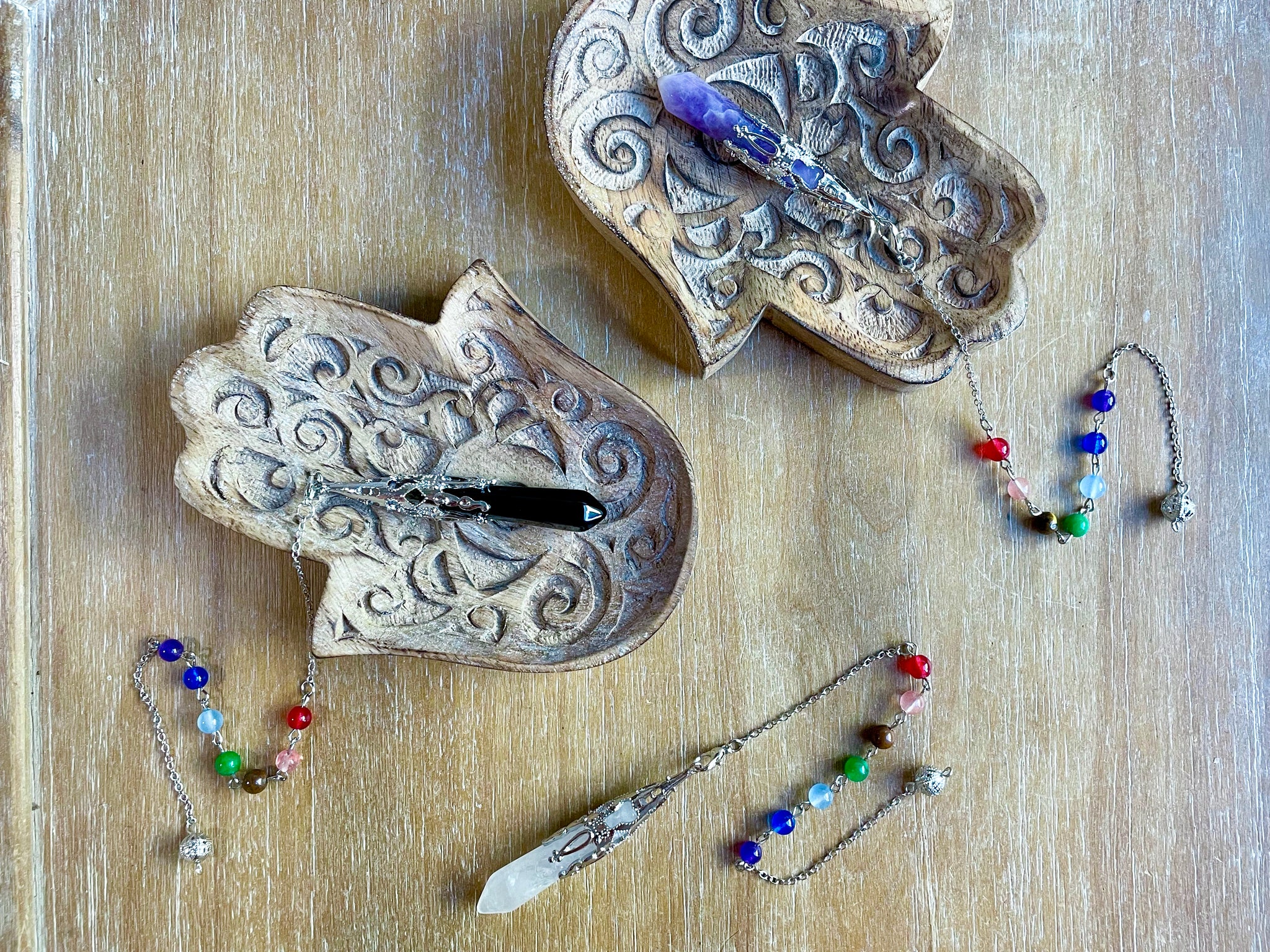 Crystal Chakra Muse Pendulum - Angelic Roots