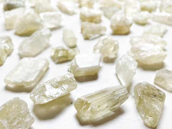 Green Kunzite (Hiddenite) || Raw - Angelic Roots