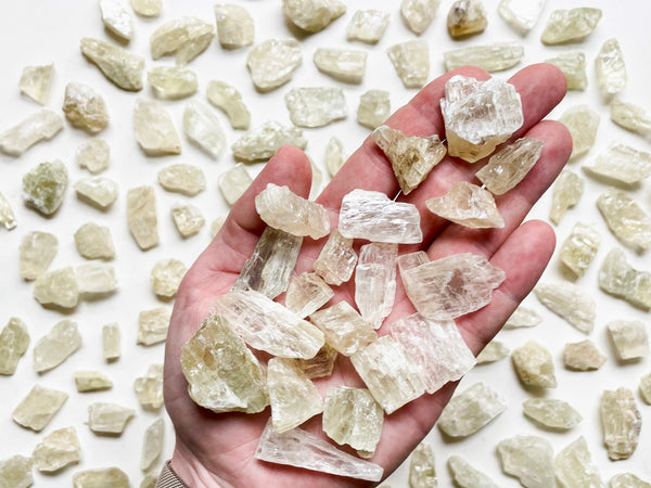 Green Kunzite (Hiddenite) || Raw - Angelic Roots