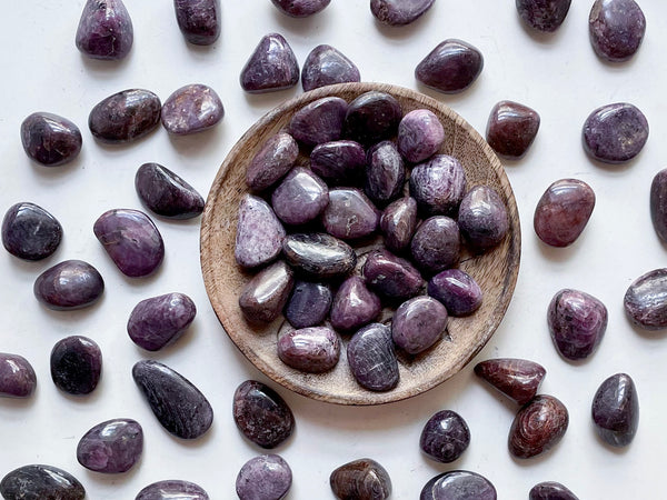 Ruby Tumbled Stone - Angelic Roots