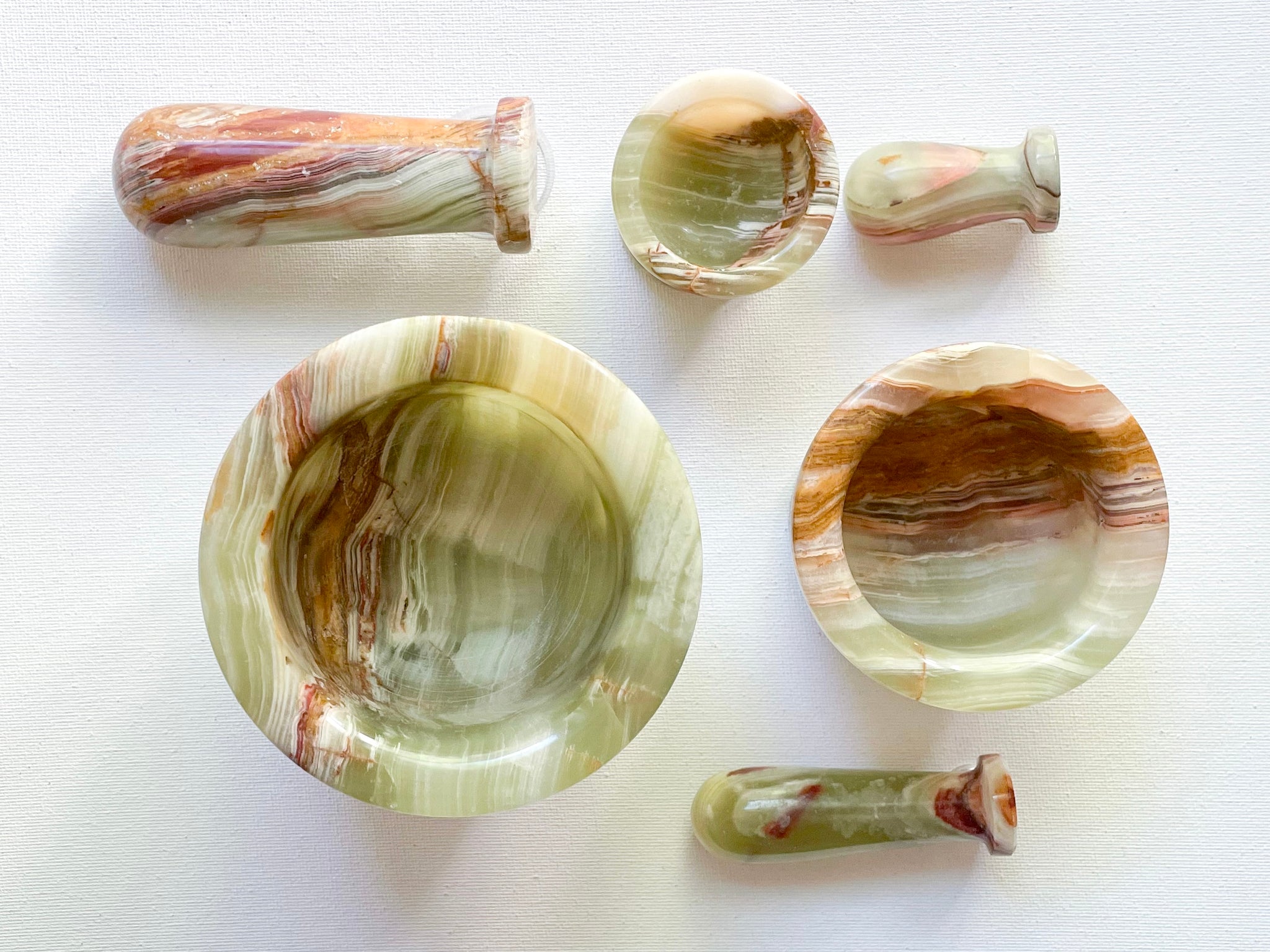 Banded Onyx Mortar & Pestle - Angelic Roots