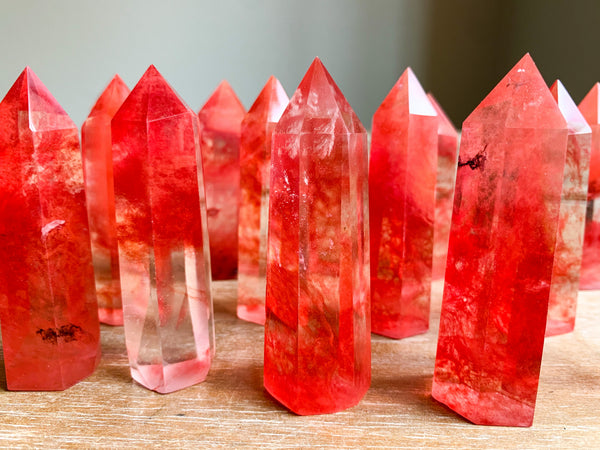 Cherry Quartz Points - Angelic Roots