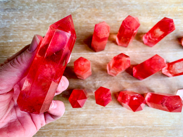 Cherry Quartz Points - Angelic Roots