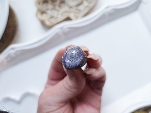 Star Ruby Raw Tumbled Stone - Angelic Roots