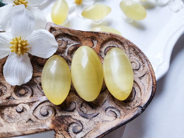 Lemon Calcite Crystal Shiva - Angelic Roots