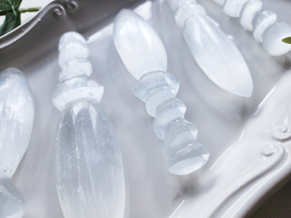 Selenite Sword, Selenite Dagger, Selenite Knife, Selenite Athame ...