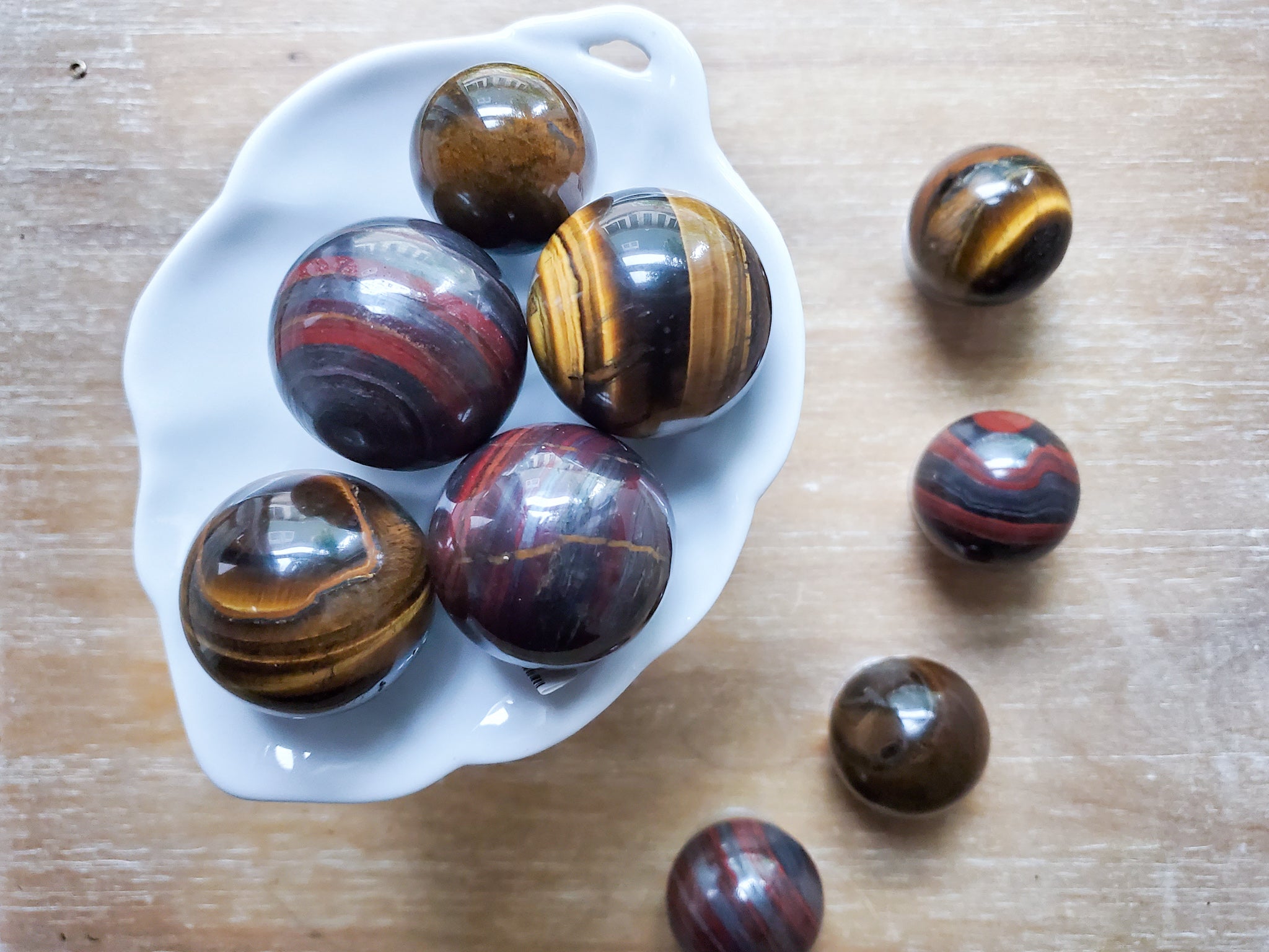 Tiger Iron Sphere || Small - Angelic Roots