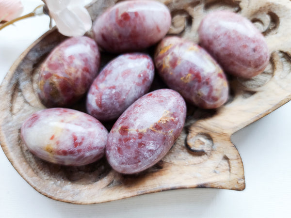 Strawberry Calcite Crystal Shiva - Angelic Roots