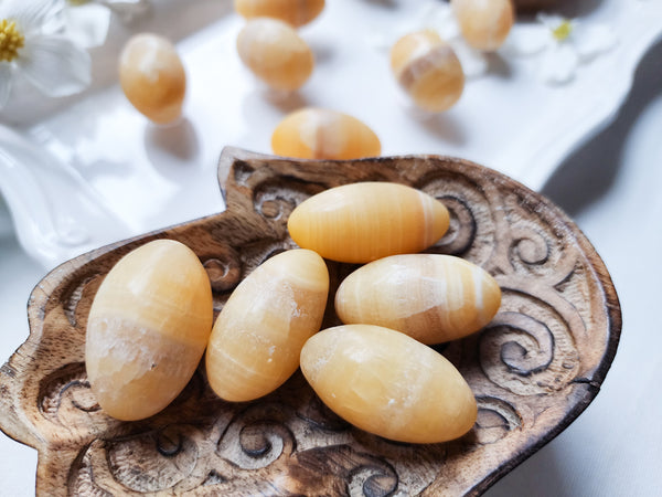 Orange Calcite Crystal Shiva - Angelic Roots