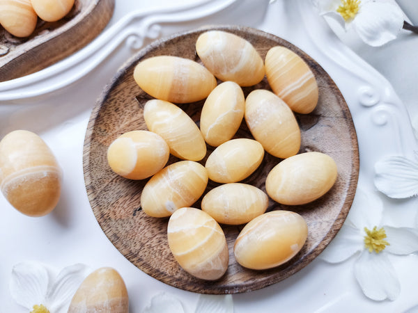 Orange Calcite Crystal Shiva - Angelic Roots