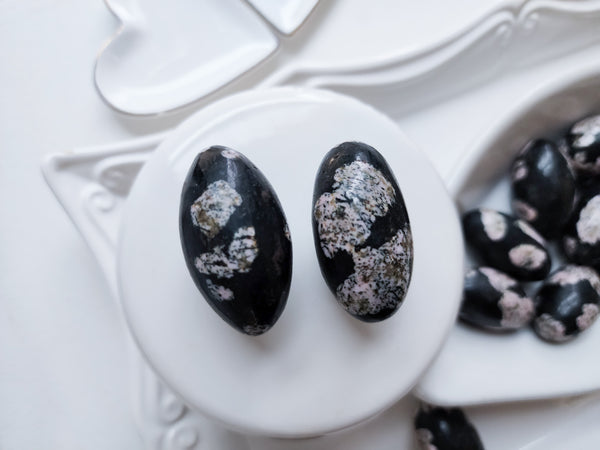 Flower Obsidian Crystal Shiva - Angelic Roots